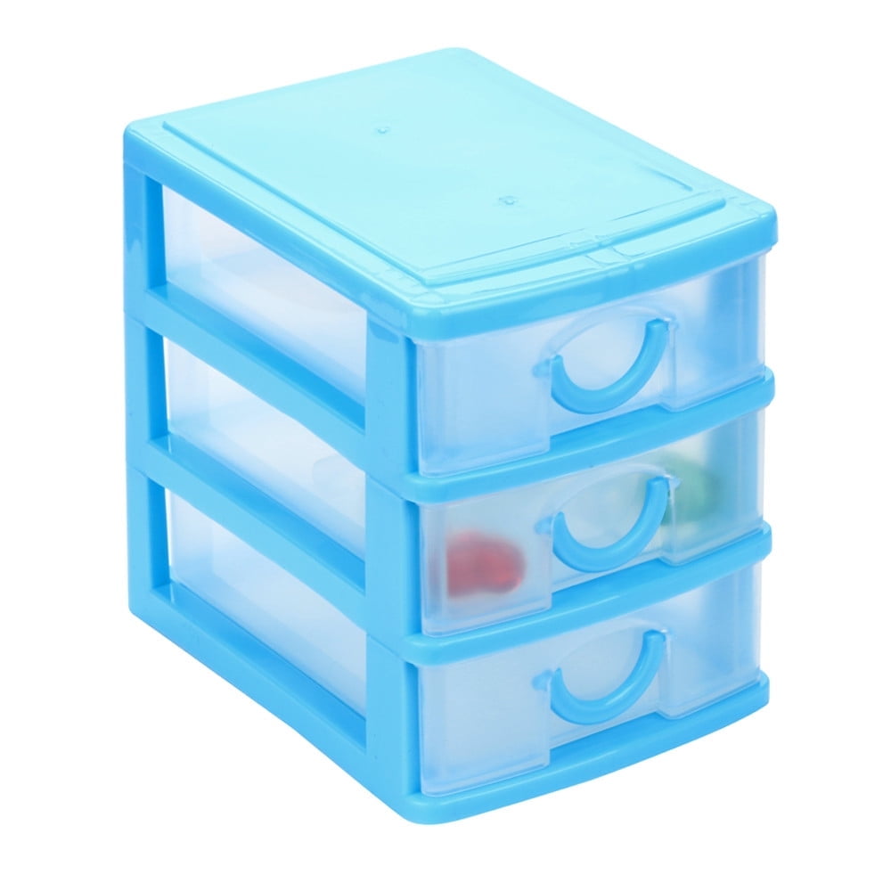 Apmemiss Durable Plastic Mini Desktop Tool Storage Organizer,Drawer ...