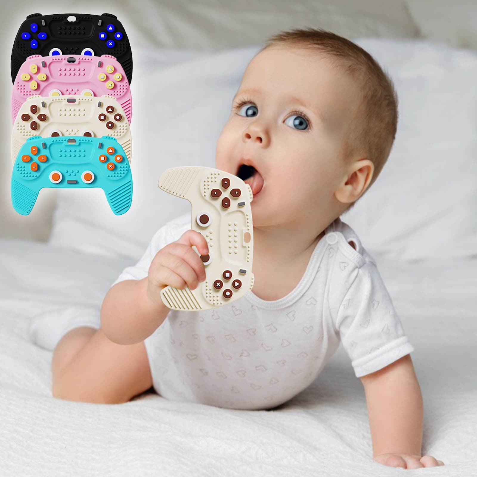 Apmemiss Girls Toys Age 6-8 Clearance Baby Teether Toys Silicone ...