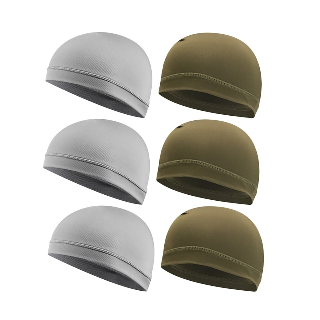 Apmemiss Helmet Liner Sweat Wicking Cap Running Hats Cycling Skull Caps ...