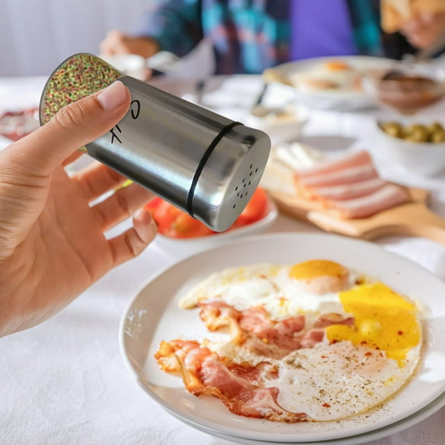 Apmemiss Kitchen Decor Clearance Stainless Steel Metal Salt and Pepper ...