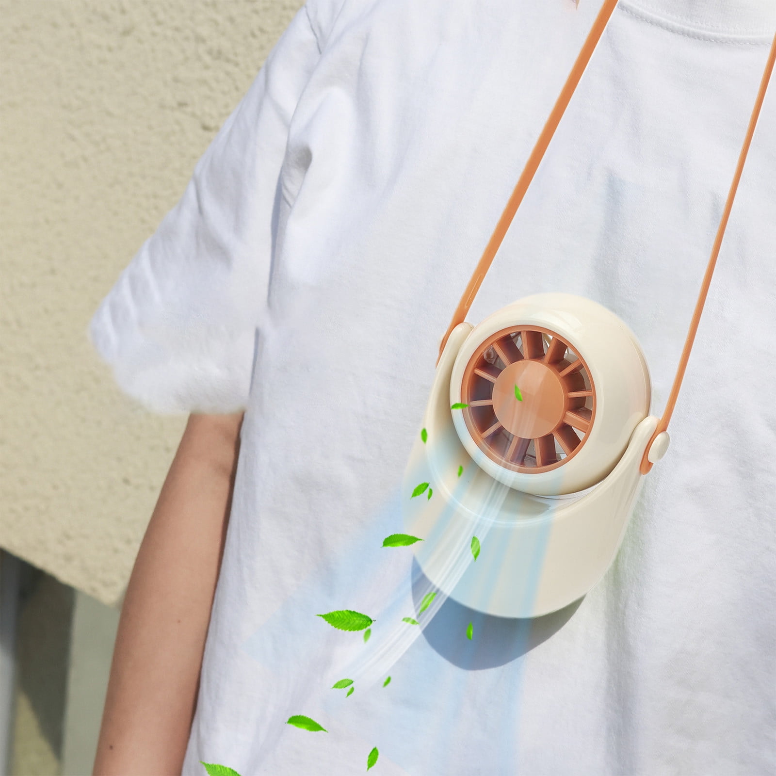 Apmemiss Mini Fan Clearance Outdoor Neck Hanging Style Fan Lazy ...