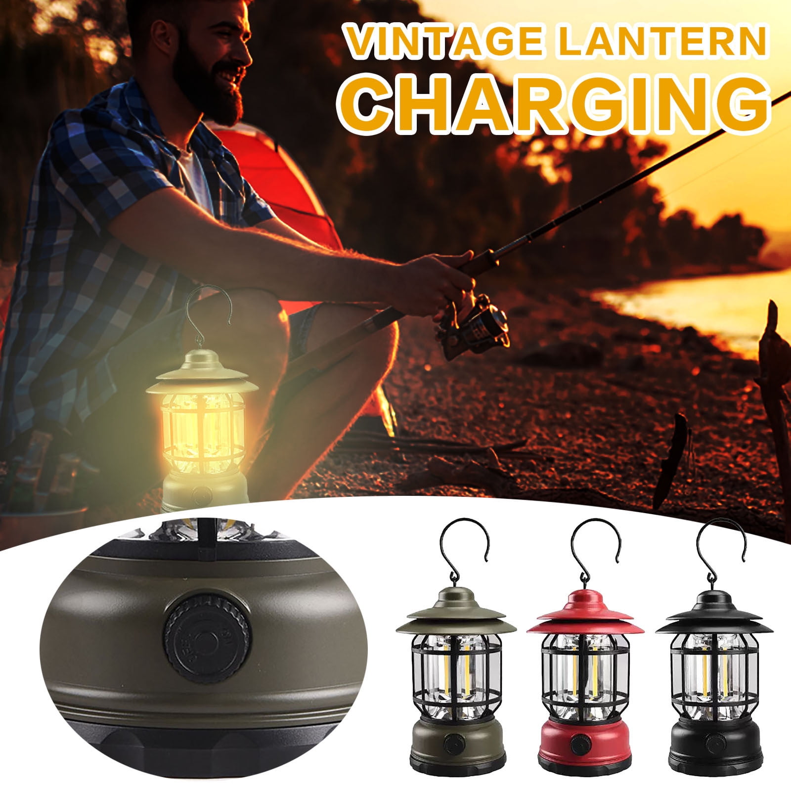 Apmemiss Saving Clearance Camping Lights Tent Camp Lights Retro ...