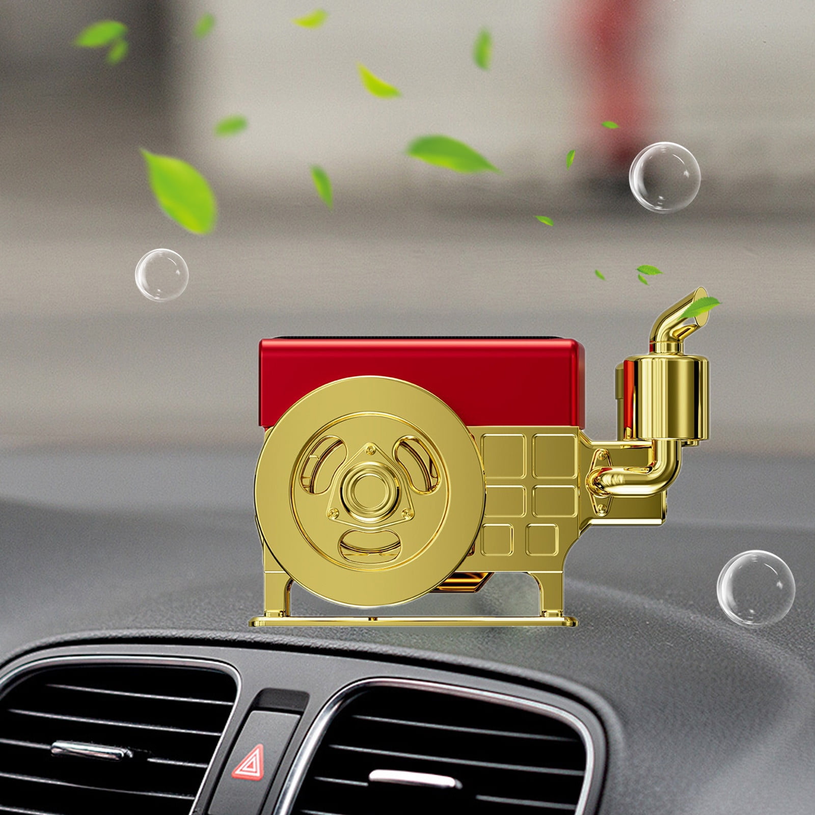 Apmemiss Smart Car Air Freshener Diffuser, Simulated Tractor Engine Car ...