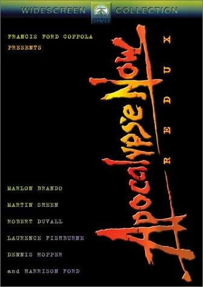 Paramount, DVD, Apocalypse Now-Redux, Francis Ford Coppola - Walmart.com