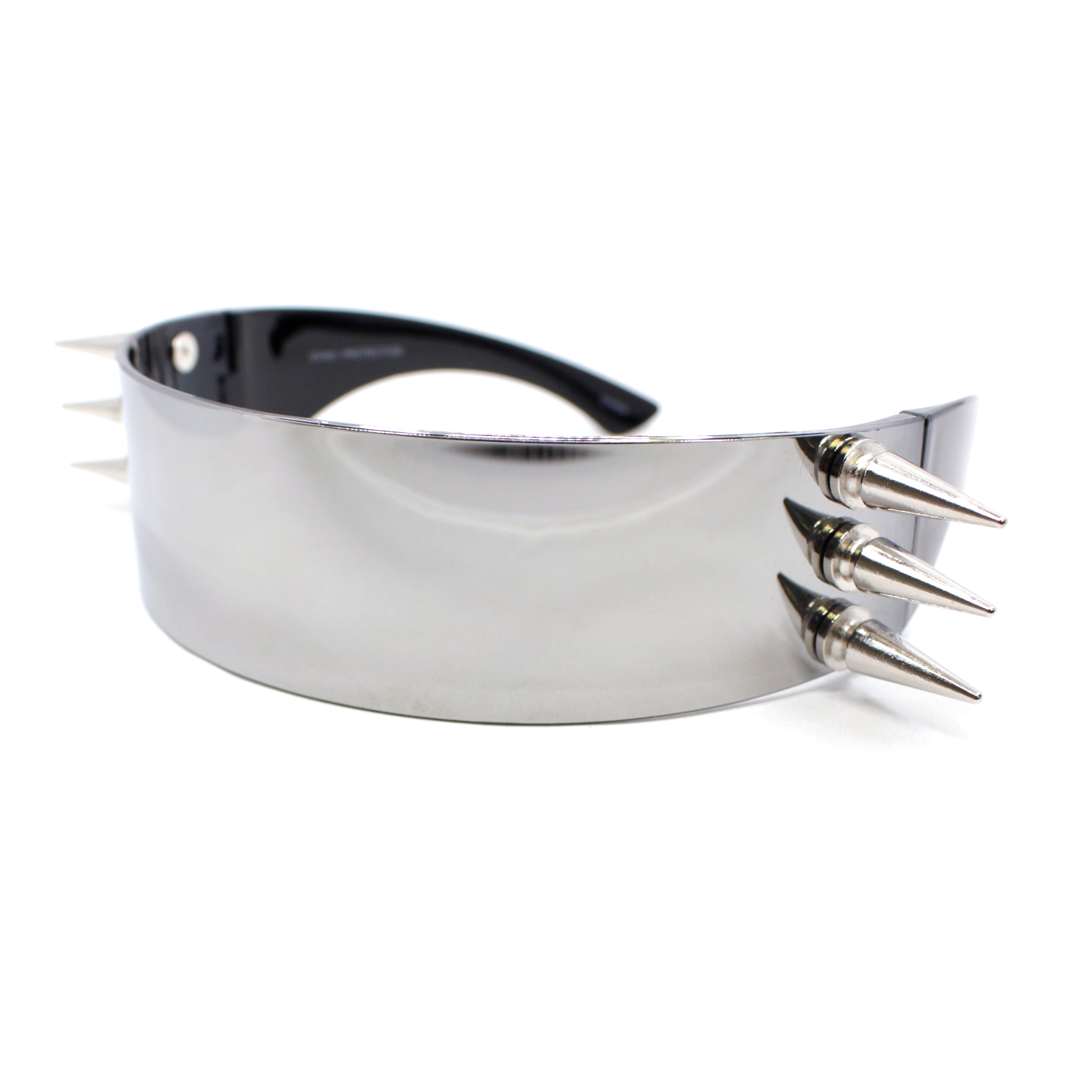 Apocalyptic Futurism Punk Metal Horn Stud Cyclops Shield Wrap ...