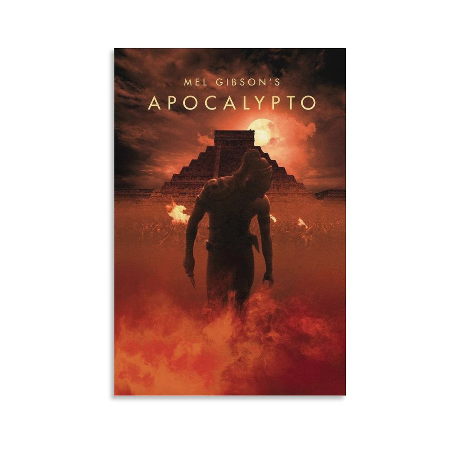 Apocalypto Movie Poster Artworks Canvas Poster Room Aesthetic Wall Art ...