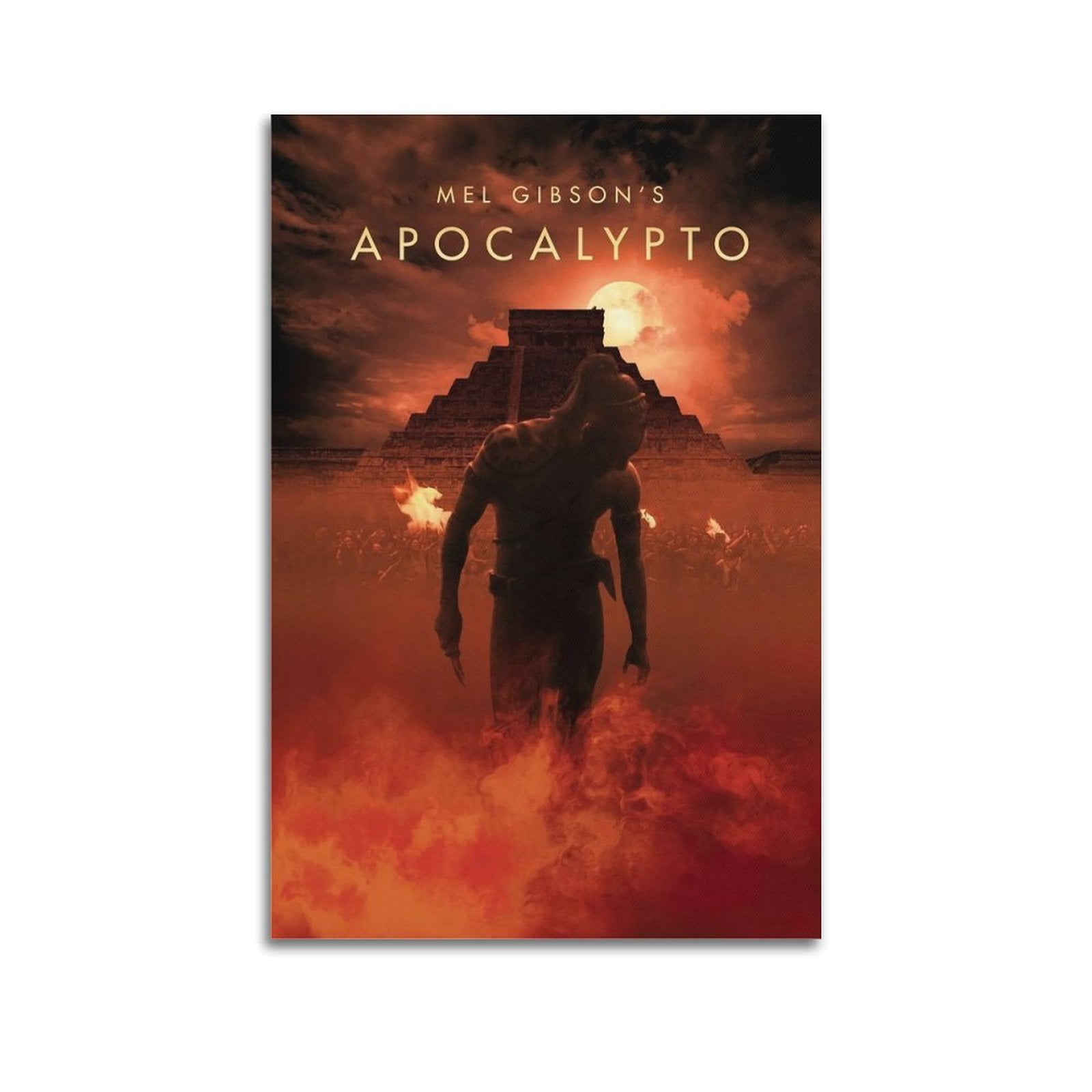 Apocalypto Poster Wall Art Canvas Aesthetic Music And Movies Decorative ...
