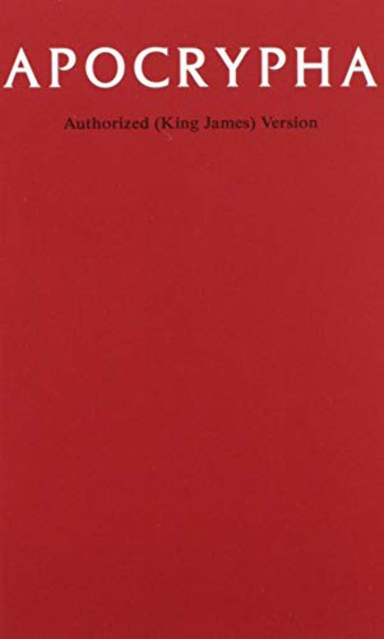 Cambridge University Press, Bible Apocrypha, KJV Hardcover, 159 Pages ...