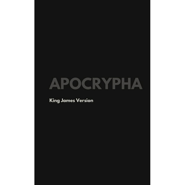 Apocrypha, King James Version (Hardcover) - Walmart.com