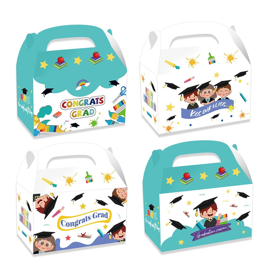 Apol 12 PCS Kindergarten OIF8 Graduation Gift Boxes for Kids,Class of ...