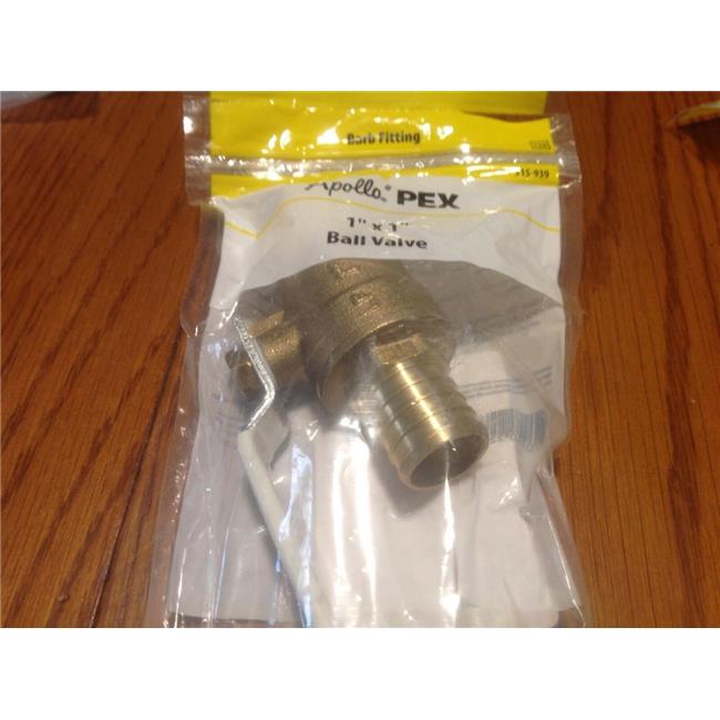 Apollo 1 in. Brass Crimp Ball Valve Standard Port - Walmart.com