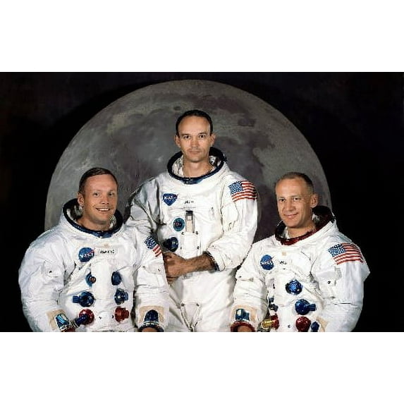 Apollo 11 Crew Art poster Metal Sign 8inx 12in Print on Metal 8x12 ...