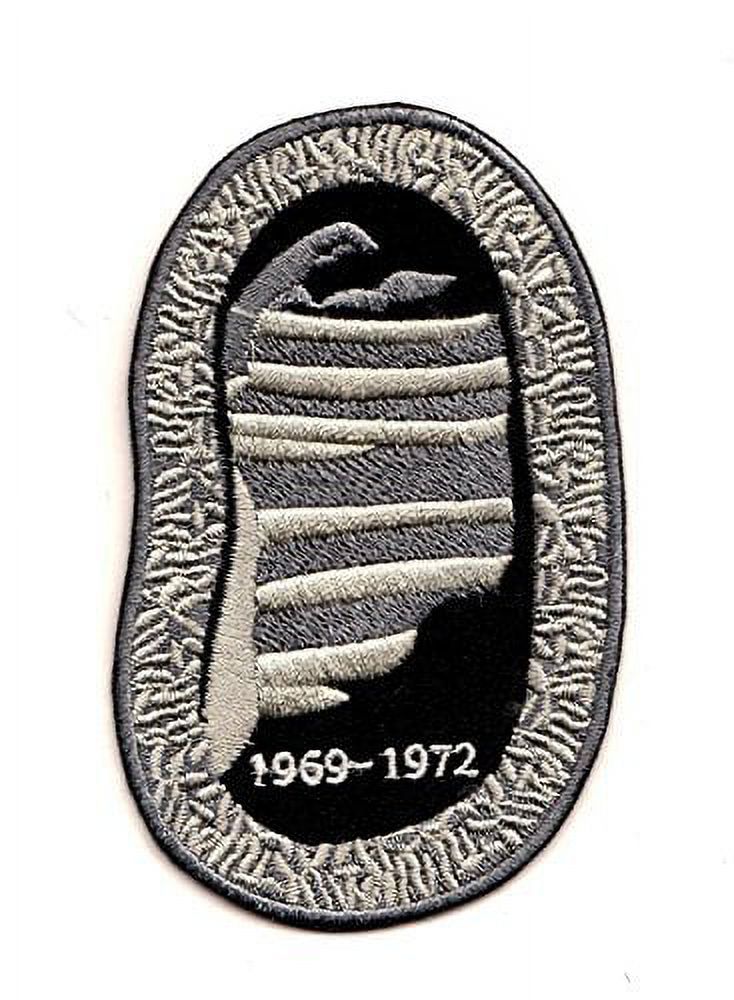 Apollo 11 First Footprint Patch Nasa Space Program Buzz Neil Armstrong ...