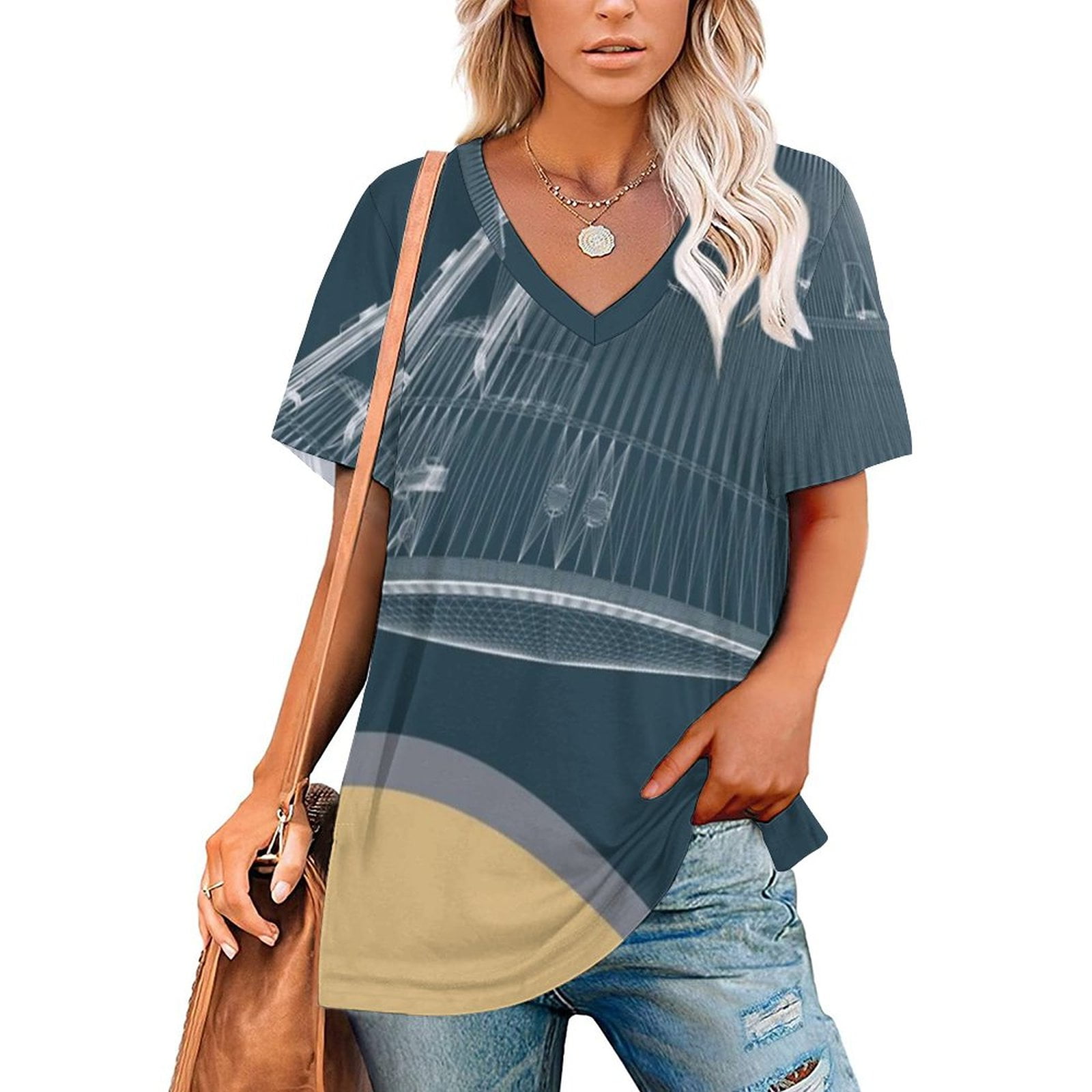 Apollo 11 Landing Module New Fashion Zip Off Shoulder Top Short-Sleeve ...