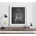 Apollo 11 Lunar Module Diagram Space Vehicle Drawing Unframed Paper ...