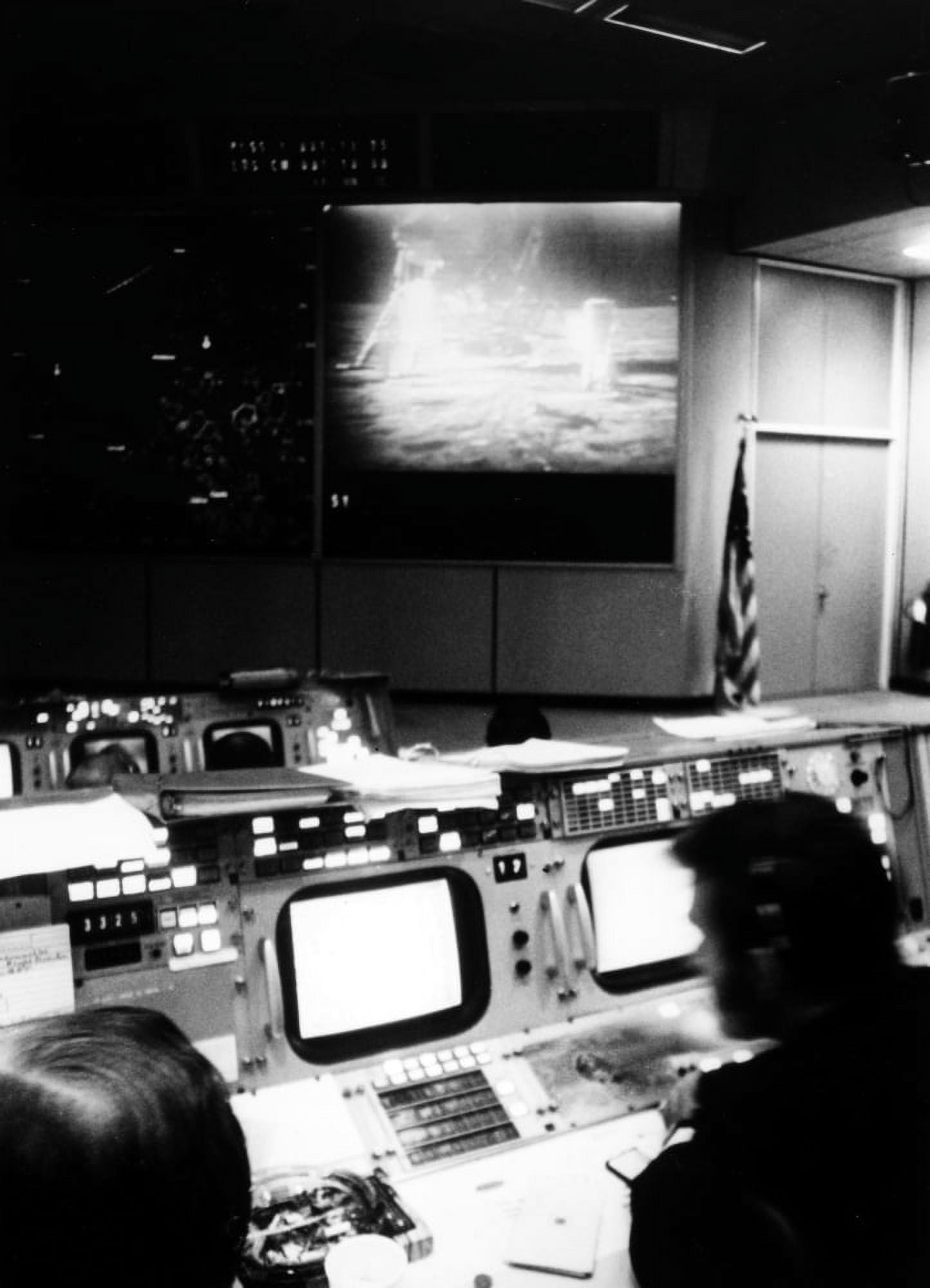 Apollo 11 Mission Control. Ninterior View Of The Mission Operations ...
