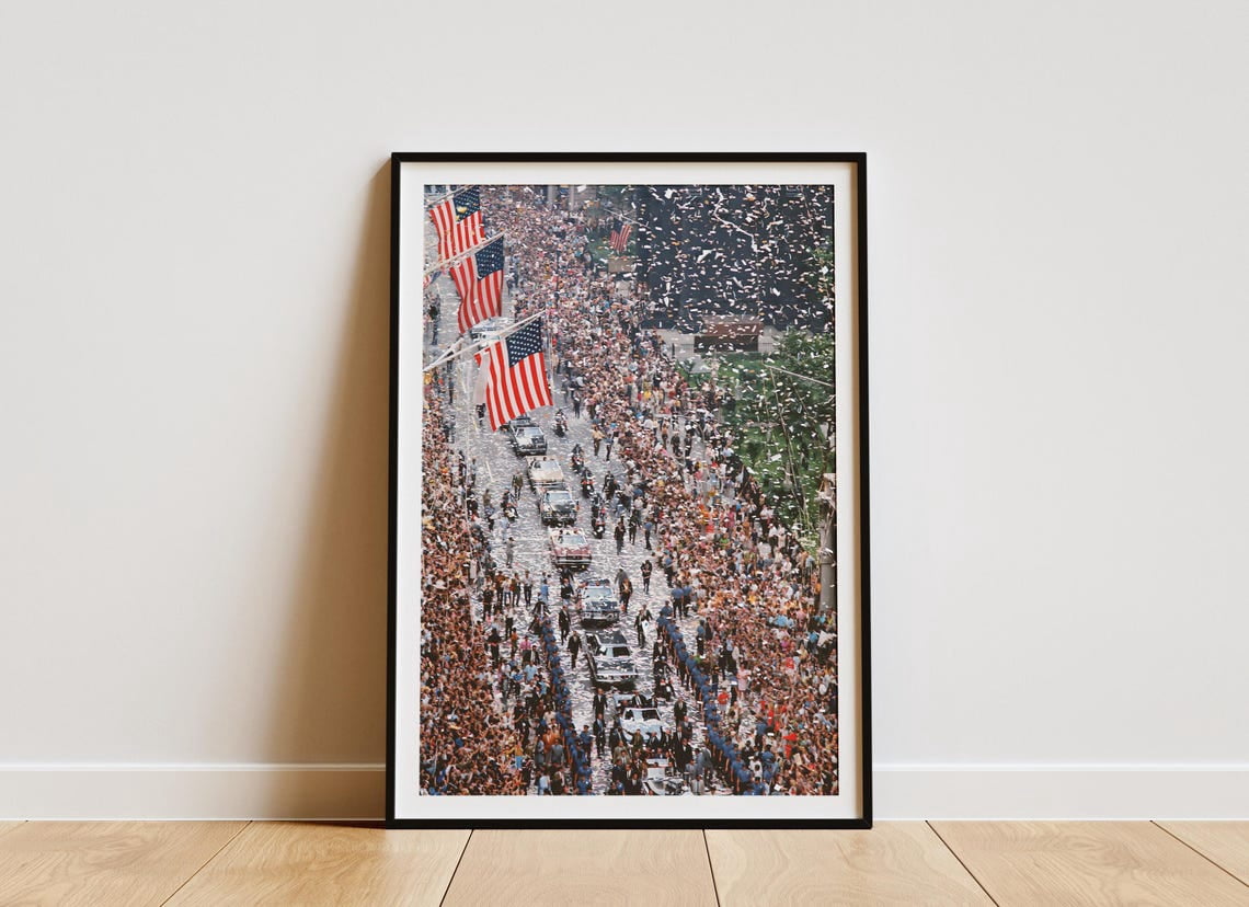 Apollo 11 Parade NYC 1969 Space Photography Art Unframed Paper Poster ...
