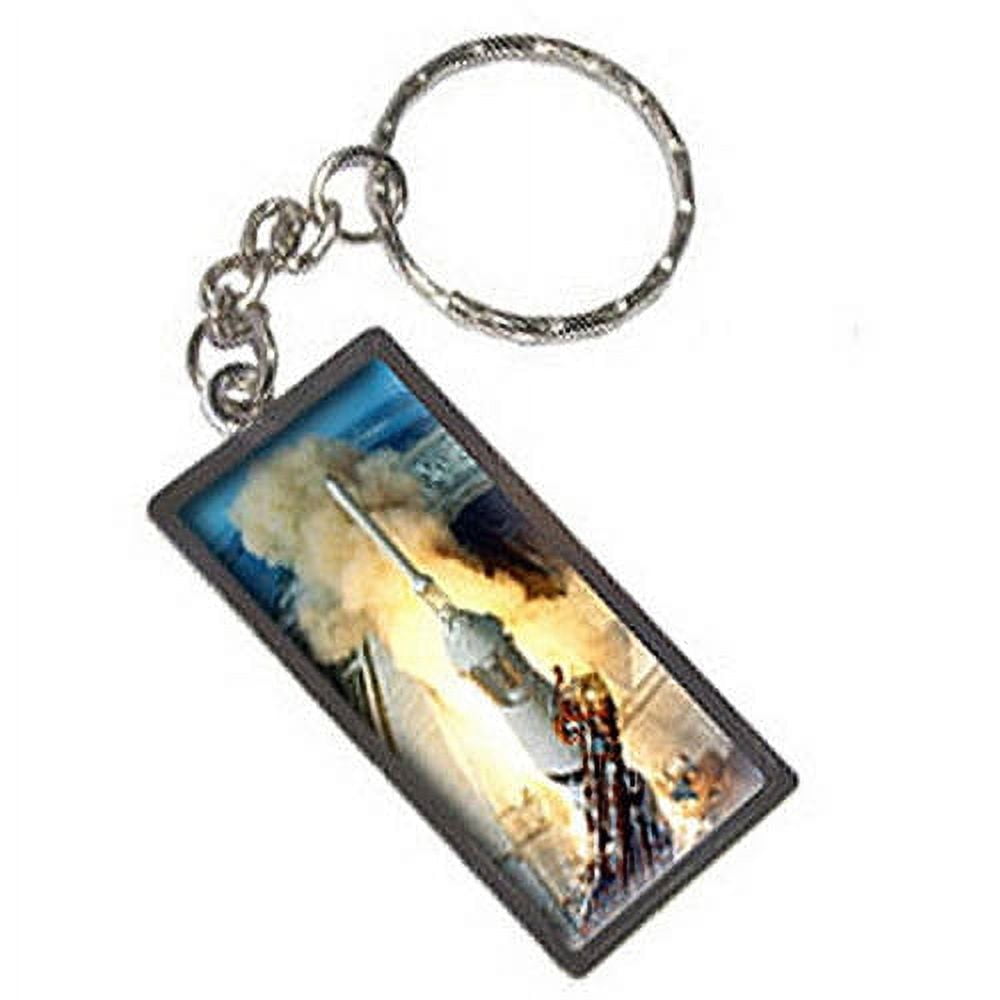 Apollo 11 Rocket Launch Usa Space Program Keychain Key Chain Ring ...