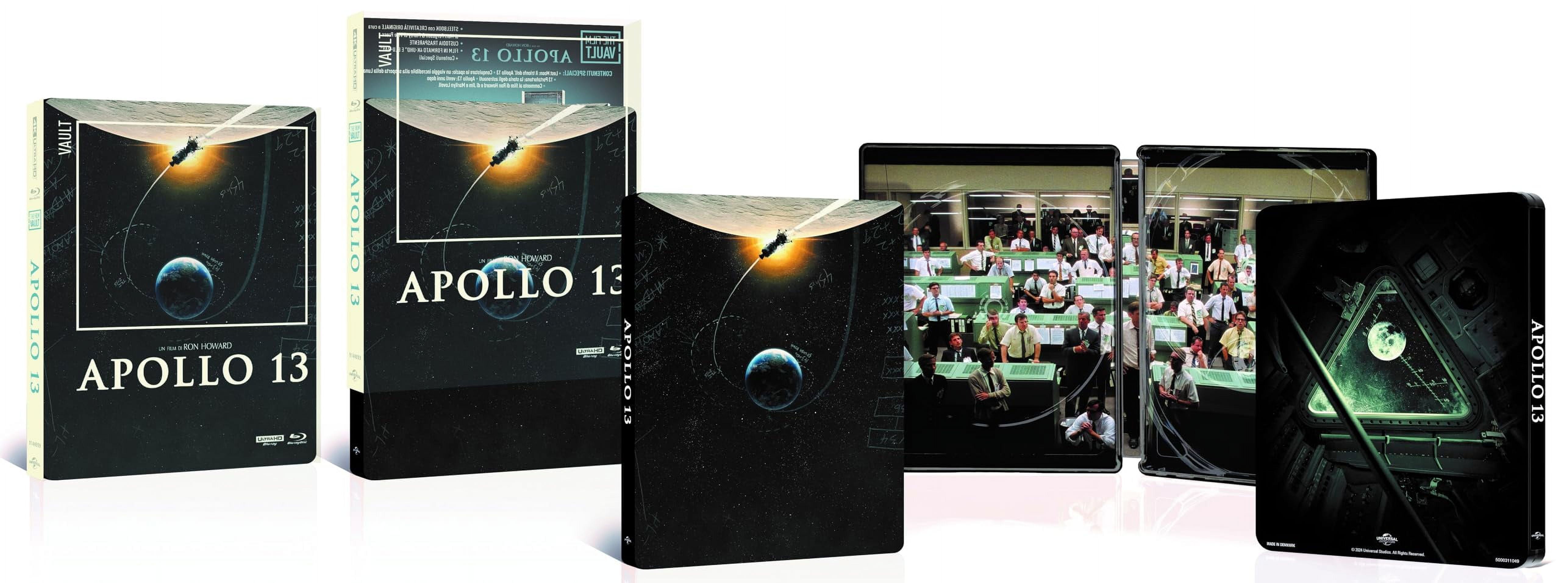 Apollo 13 Limited Edition The Film Vault 4K Steelbook - Italian Import ...