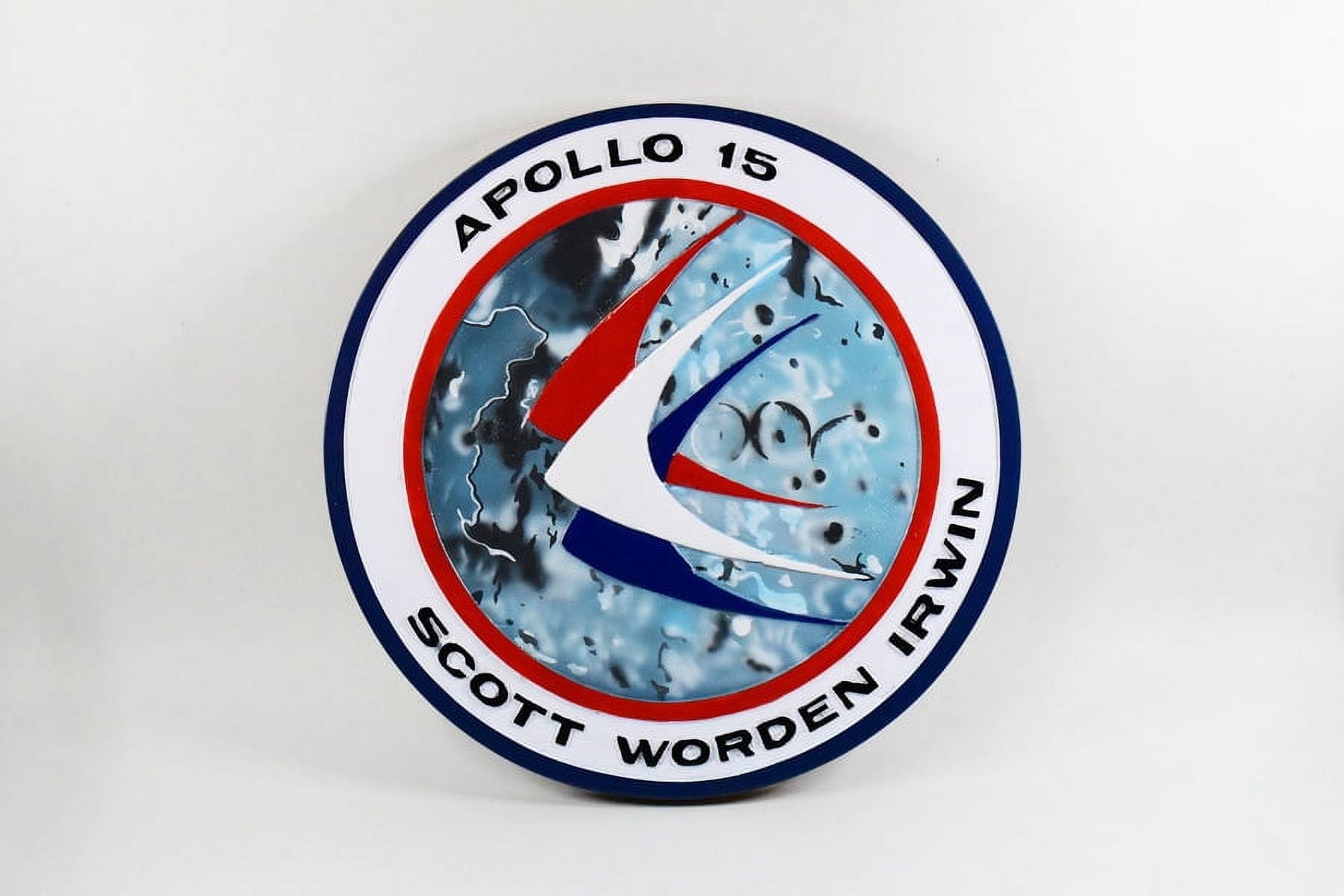 Apollo 15 Plaque, 14", Mahogany - Walmart.com