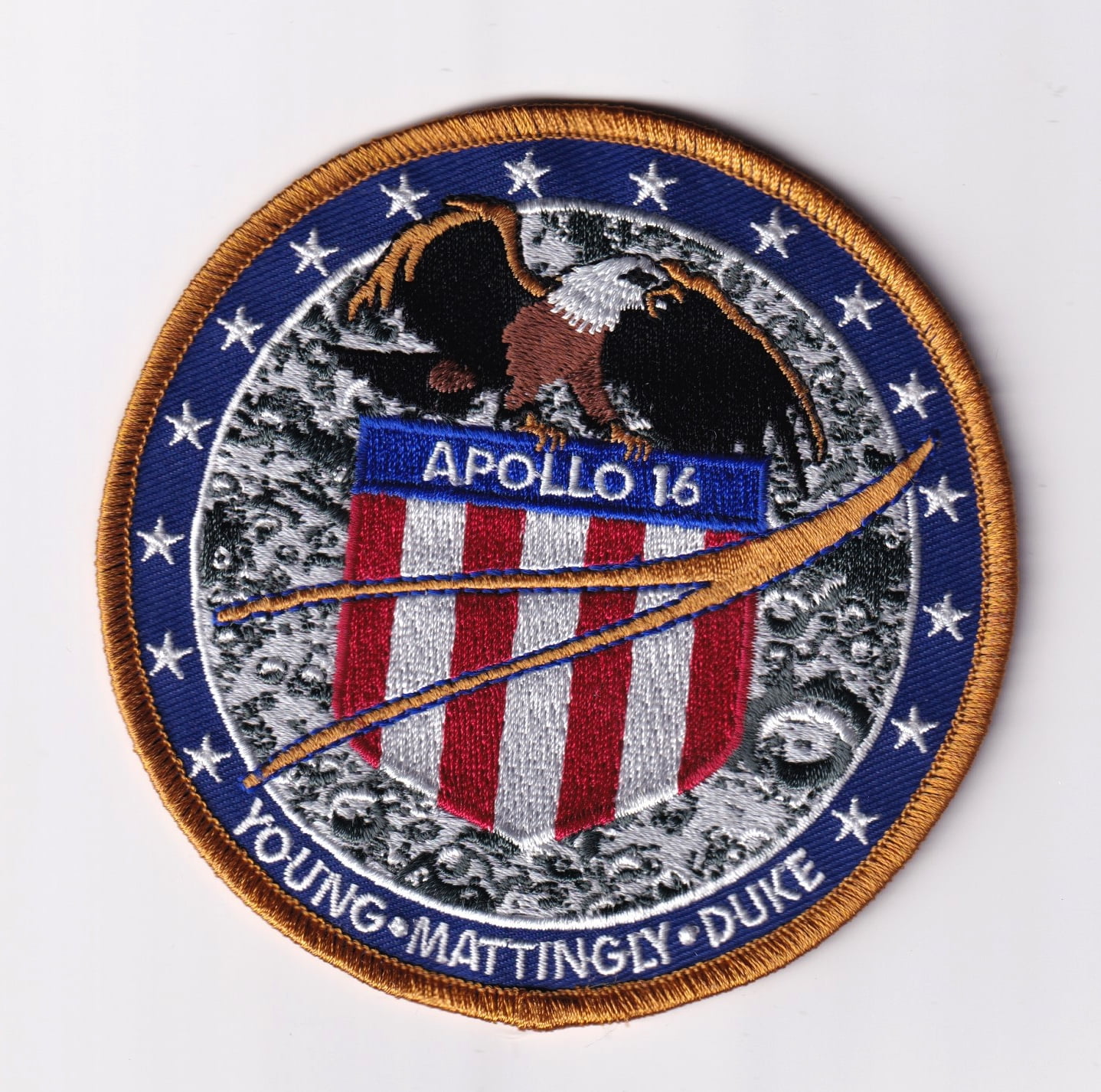 Apollo 16 Patch – Sew On, 4" - Walmart.com