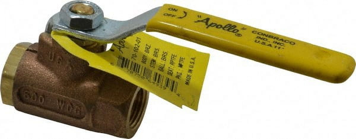 Apollo. 3/8" Pipe, Standard Port, Bronze Standard Ball Valve 2 Piece ...