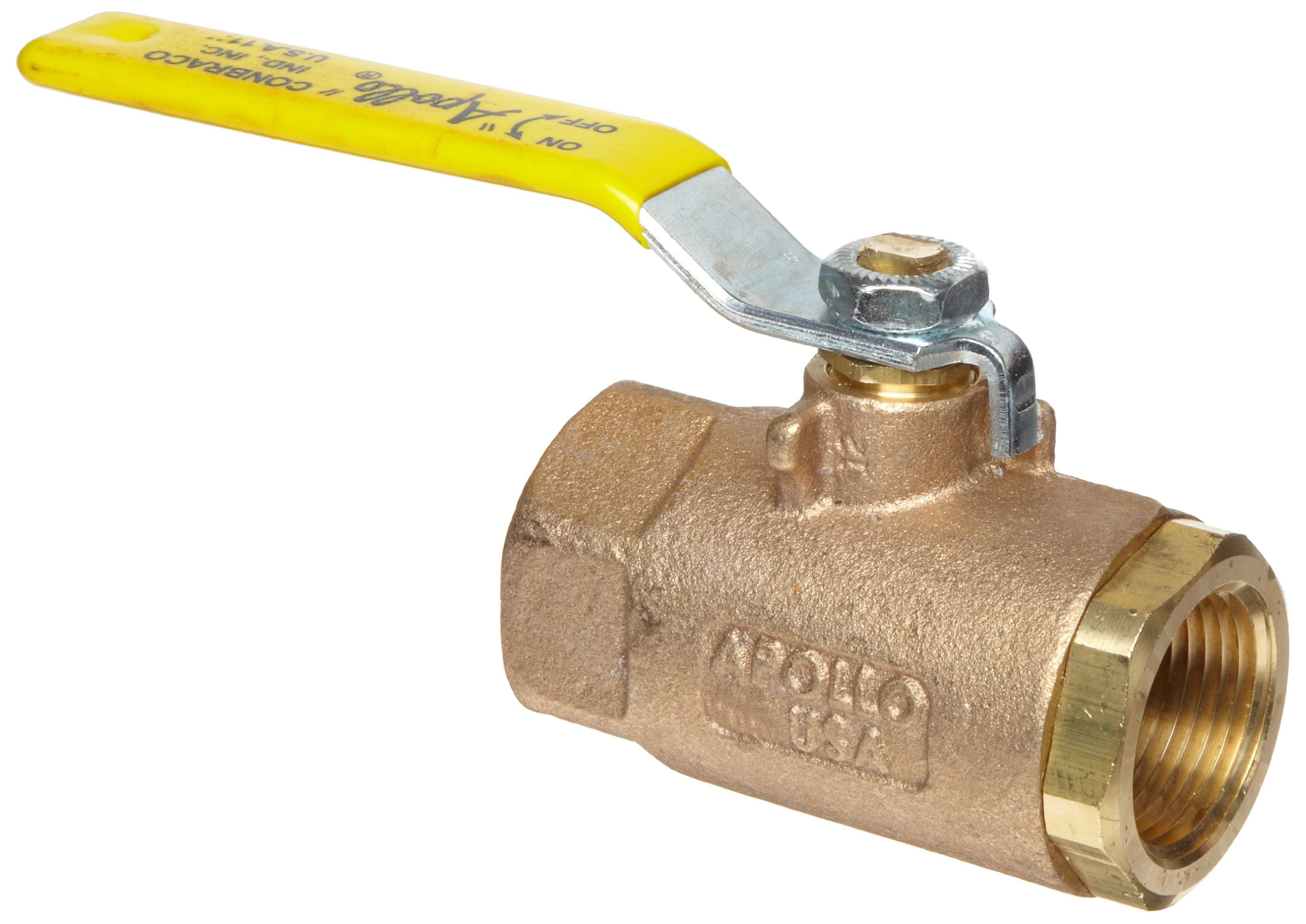 Apollo 70-100 Series Bronze Ball Valve with Automatic Drain, Two Piece ...