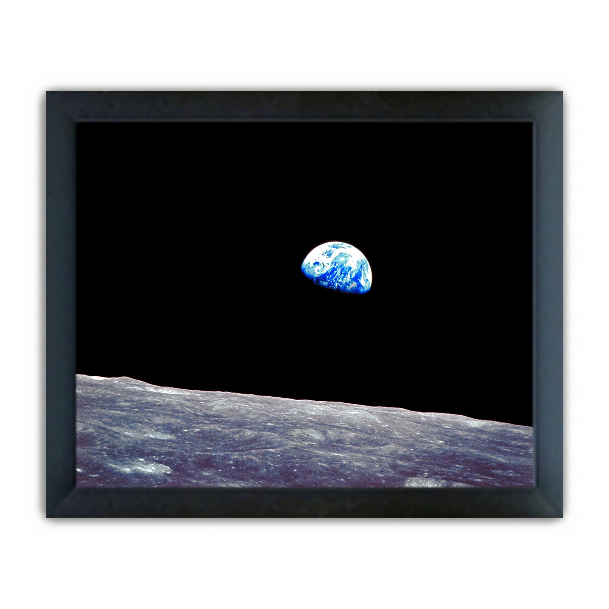 Apollo 8 View of Earth 1969 13"x16" Framed Photo (Finished Size ...