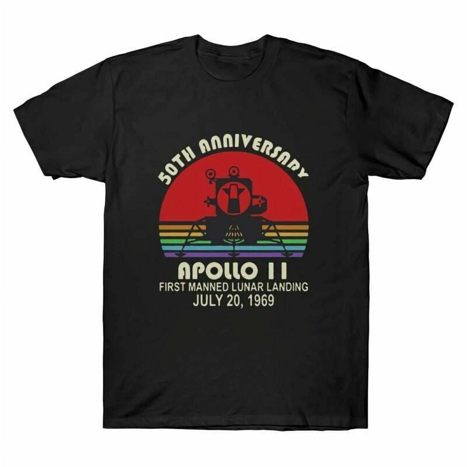 Apollo Anniversary 1969 20 50th July First Manned Landing 11 T-Shirt ...