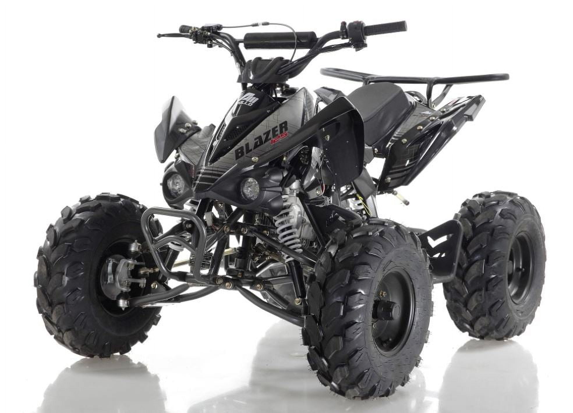 "Apollo Blazer 9 125cc Gas Powered Quad ATV with 9"" Tires, Fully ...
