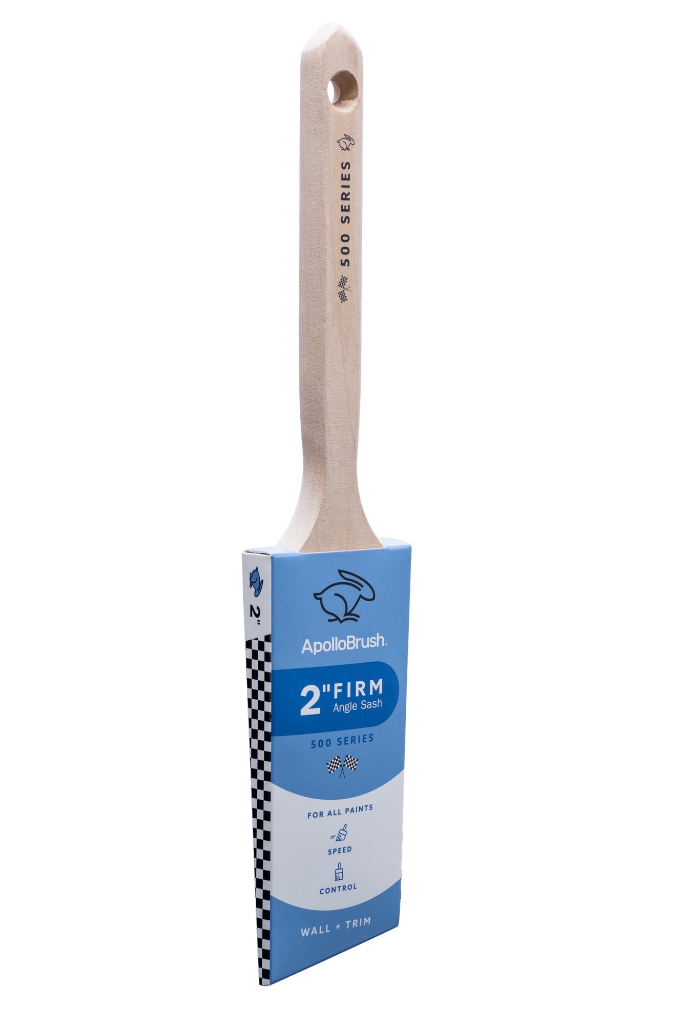 Apollo Brush 500 Series Poly Blend Firm Angle Sash Paint Brush (2 Inch ...