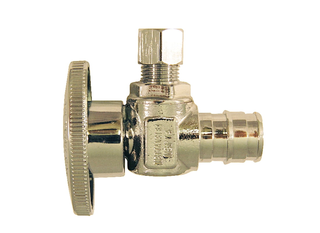 Apollo EPXVA1214C Angle Stop Valve, 1/2 x 1/4 in Connection, PEX x ...