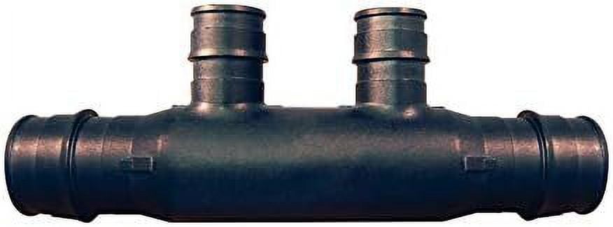 Apollo Expansion PEX / Pex A 3/4 in. PEX Barb x 1/2 in. Dia. PEX Plastic 2 Port Manifold ...