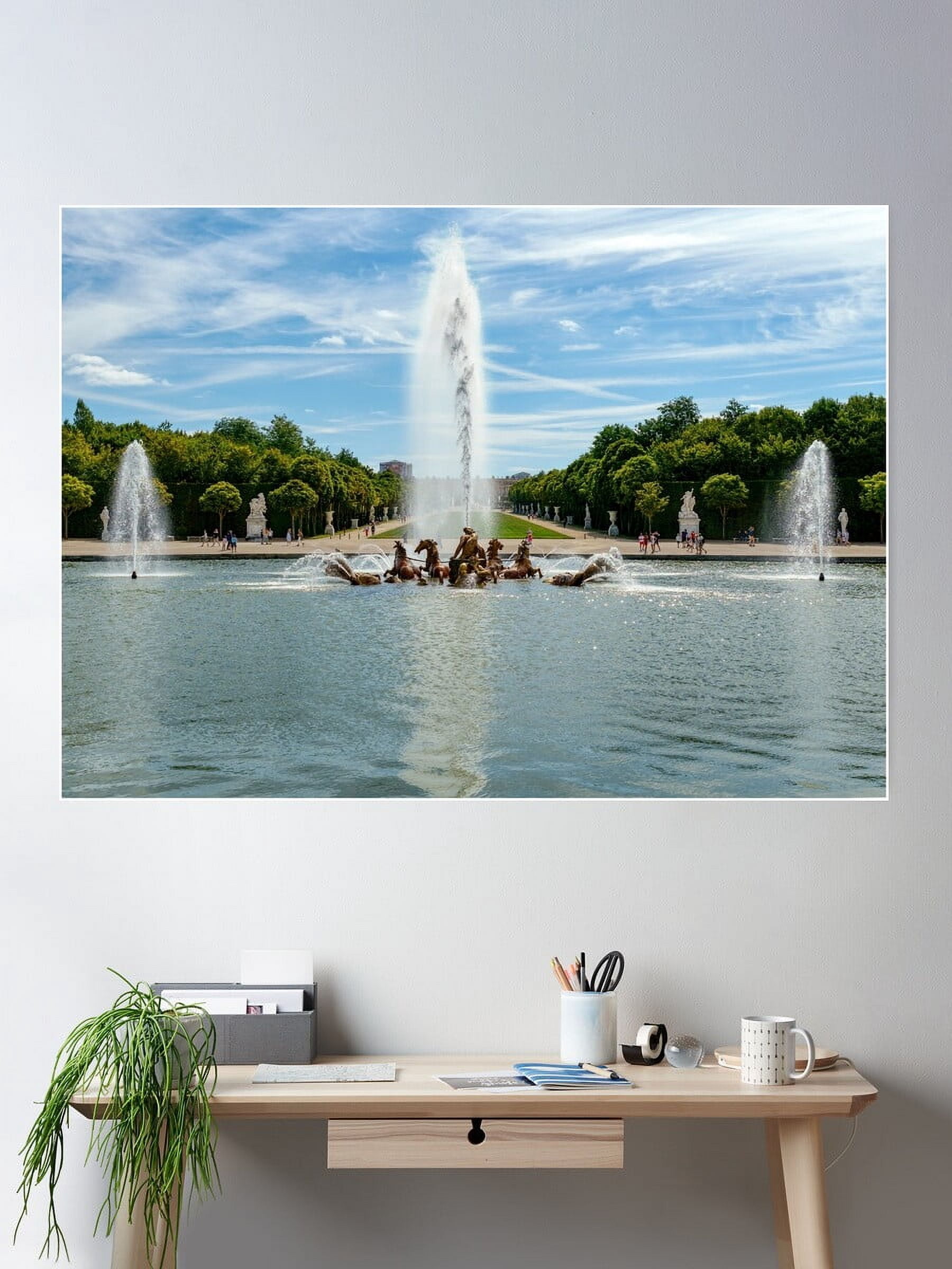 Apollo Fountain In The Gardens Of Versailles - France Poster Wall Art ...