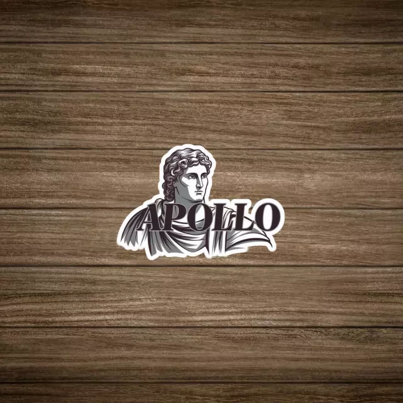 Apollo Greek God Of The Sun Vinyl Sticker - Greek Mythology Decalphone ...
