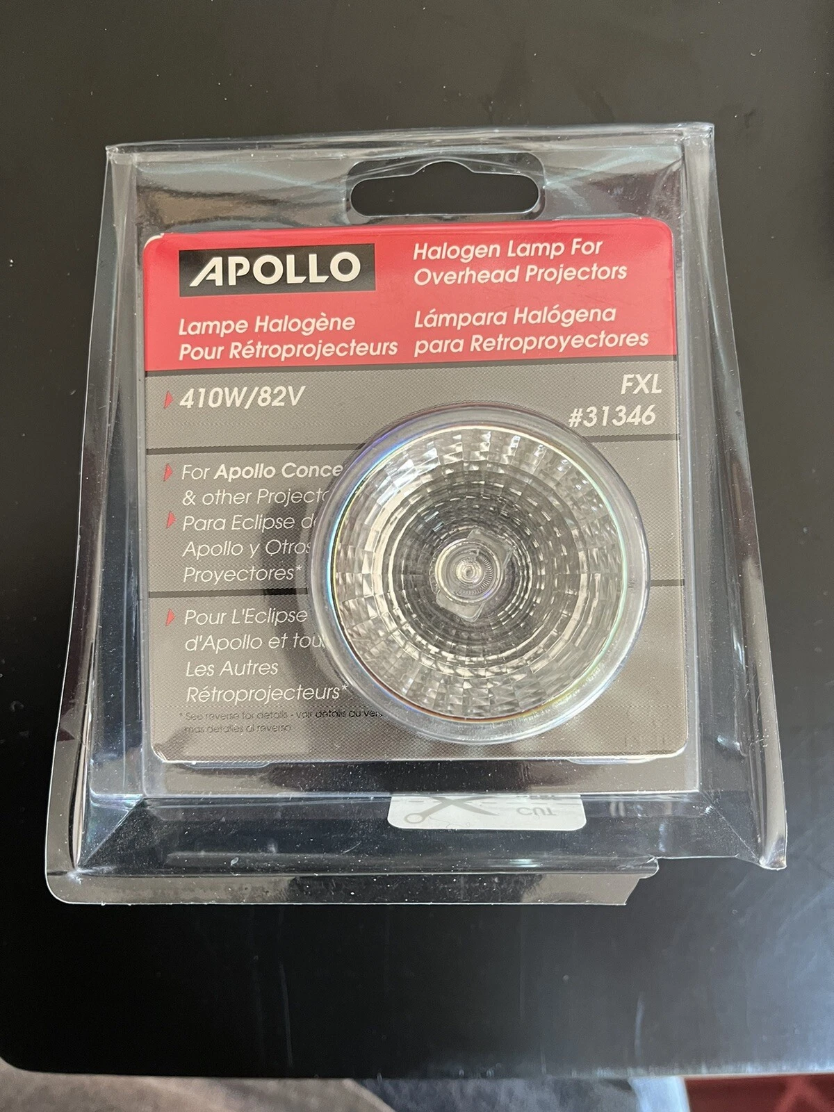 Apollo Halogen Lamp 410W/82V Fxl 31346 **Free Shipping** - Walmart.com