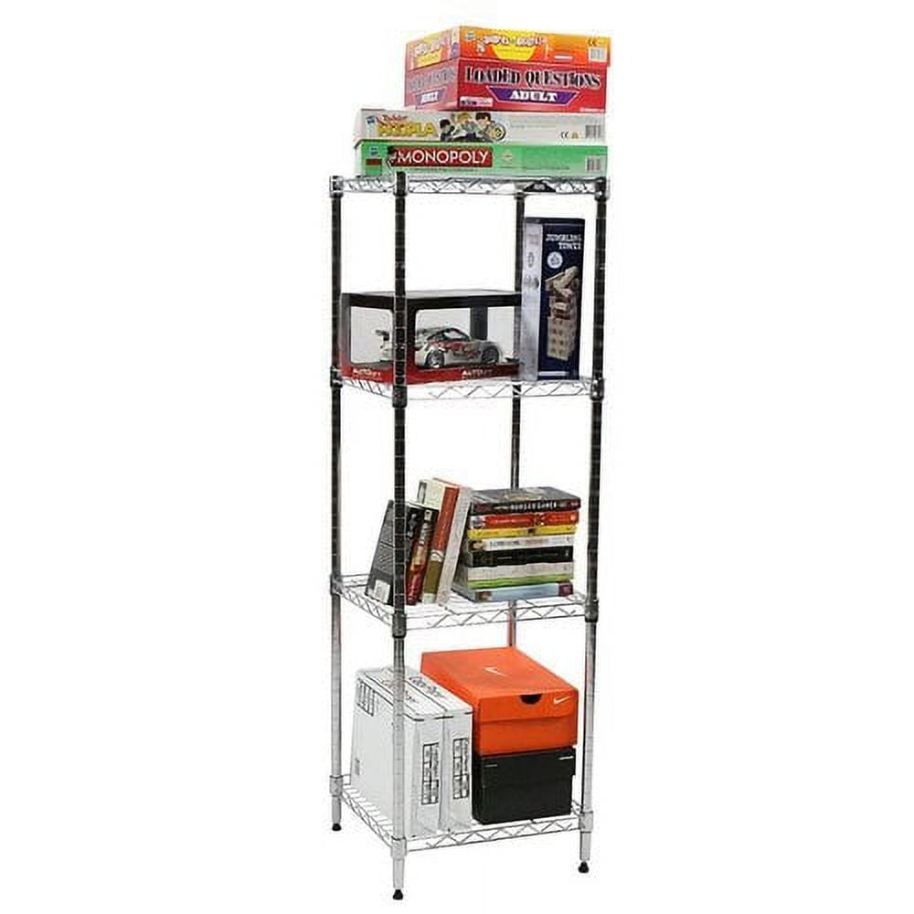 Apollo Hardware 4-Shelf 48'' H x 15'' W Shelving Unit - Walmart.com