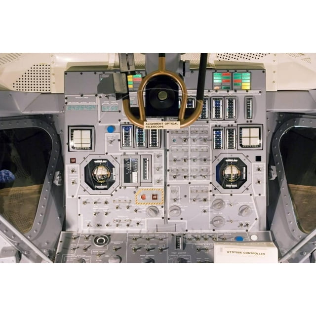 Apollo Lunar Module Interior, World Culture Unframed Photographic Print ...