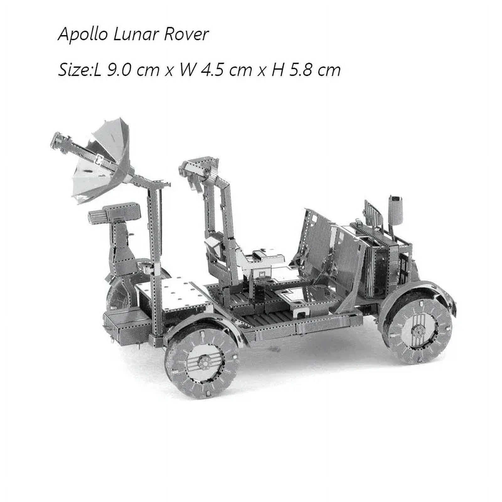 Apollo Lunar Rover 3D metal puzzle DIY handmade space exploration ...