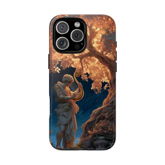 Apollo Lyre Mythic Tree Art iPhone Case 17 11 12 13 14 15 16 Pro Max ...