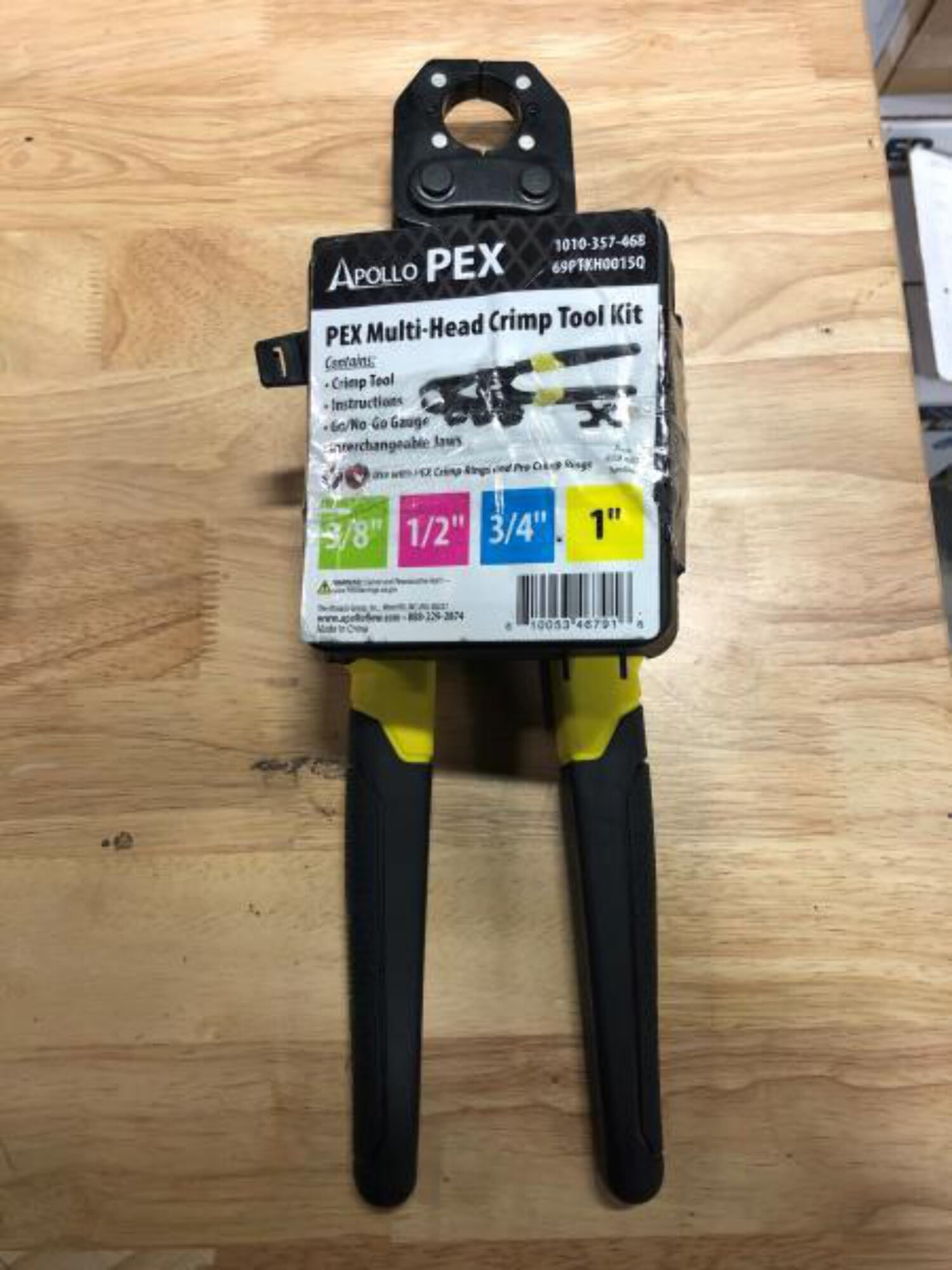 Apollo PEX Multi-Head Crimp Tool Kit (69PTKH0015Q) (3/8",1/2",3/4",1 ...