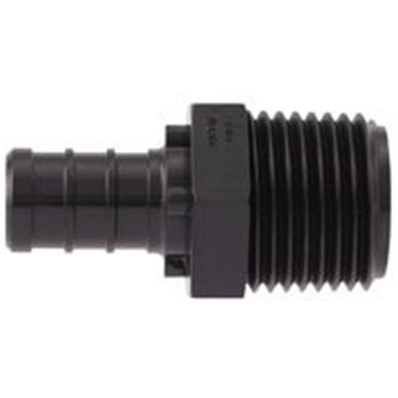 Apollo PXPAM345PK Hose Adapter 3/4 in PEX Barb x MPT 200 psi Plastic ...