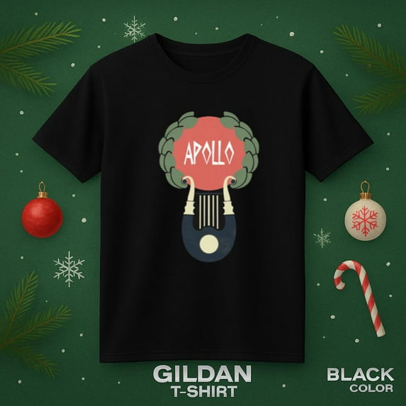 Apollo Retro Mythology Inspired Bold Space Graphic Art Design Unisex T-Shirt, for men & women ...