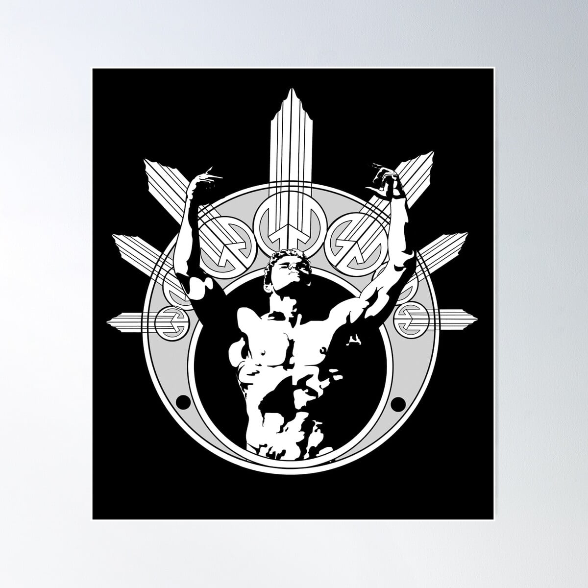 Apollo Rising 1 Poster Wall Art, Modern Wall Decor For Living Room ...