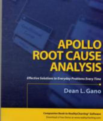 Apollo Root Cause Analysis: A New Way of Thinking (Paperback - Used ...