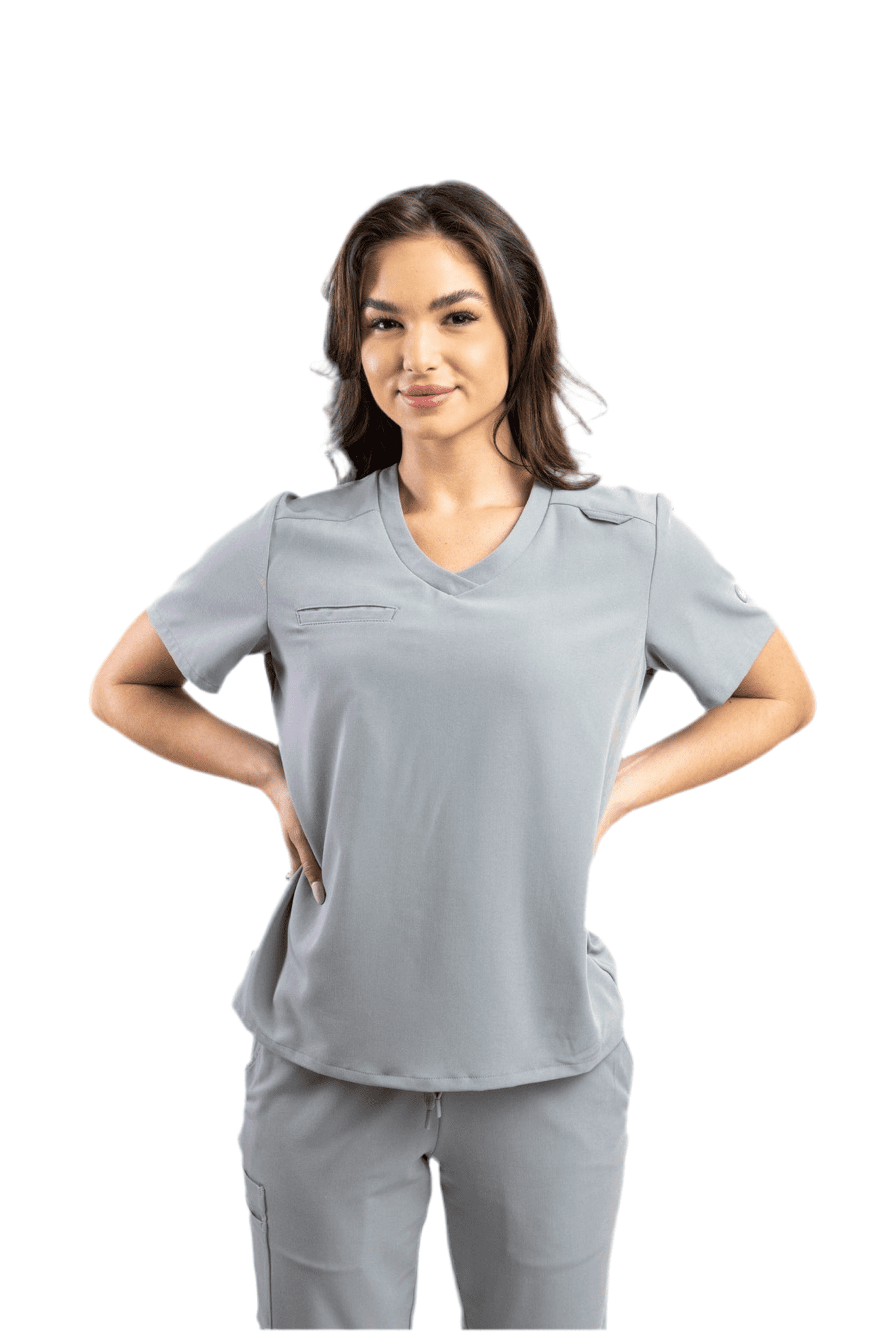 Apollo Scrubs Women's Essential V-Neck Top, Tailored Fit, Breathable ...