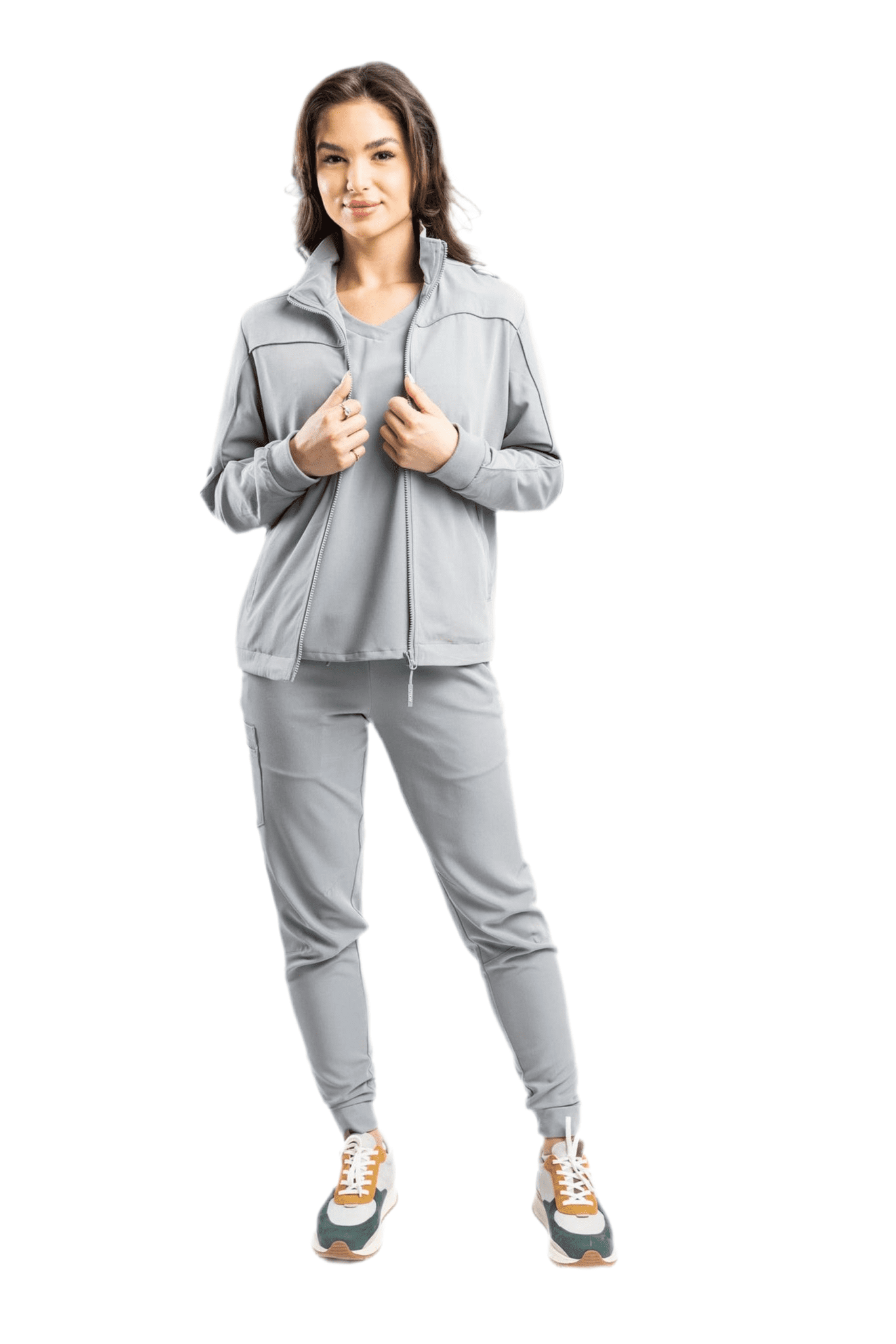 Apollo Scrubs Women's Medical Scrub Jacket - Full Zip, Liner, Pockets ...