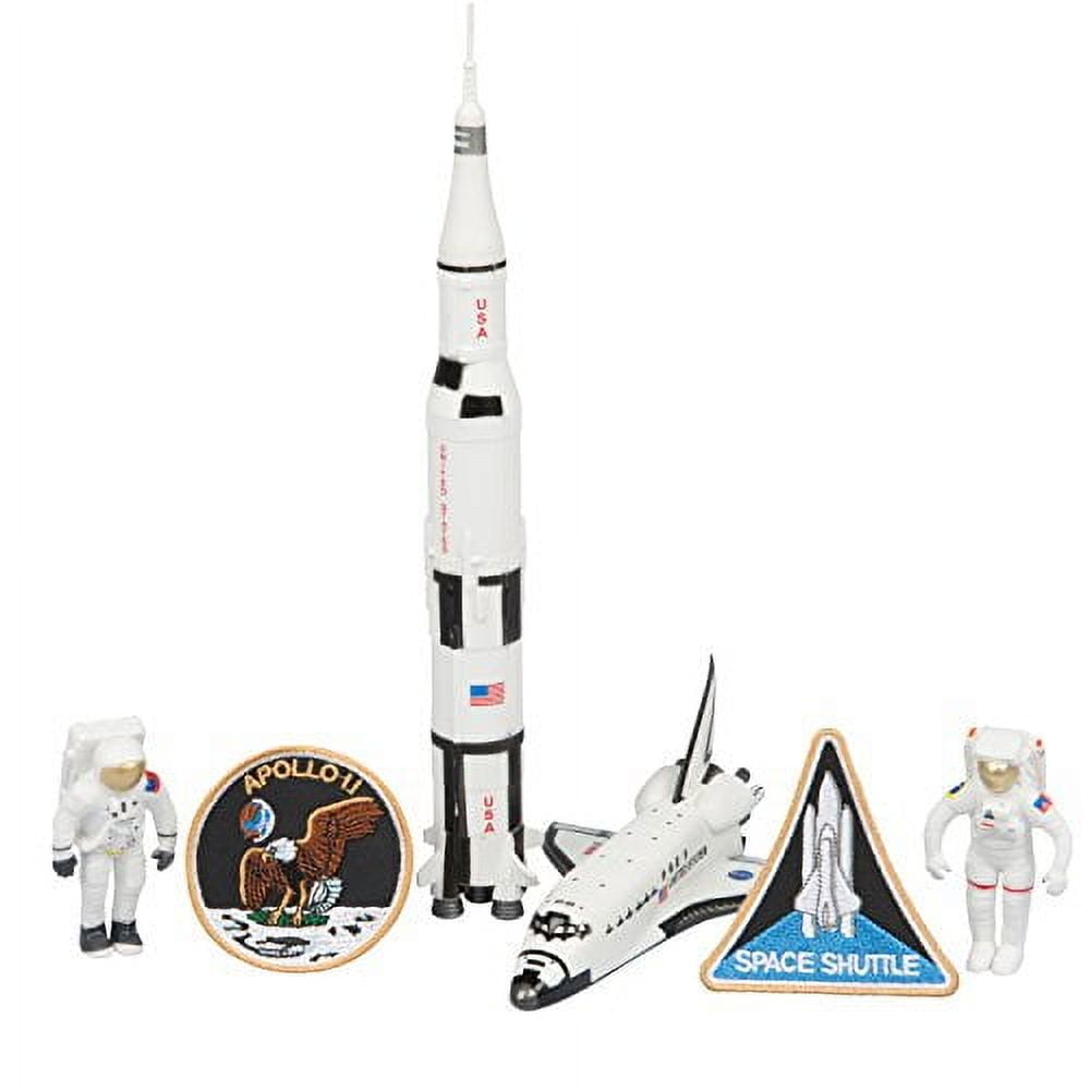 Apollo Space Rocket & Shuttle Adventure 6 Piece Space Toy Set - With ...