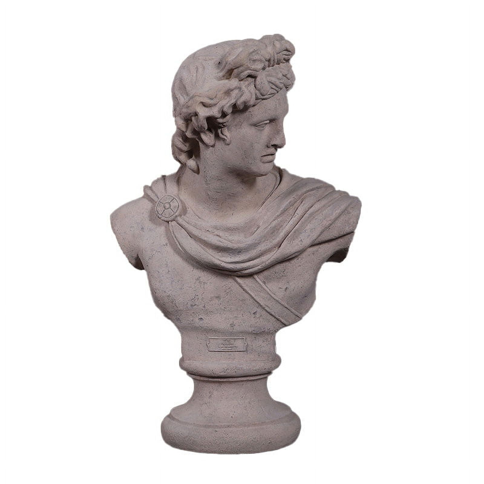 Apollo Stone Bust Life Size Statue - Walmart.com