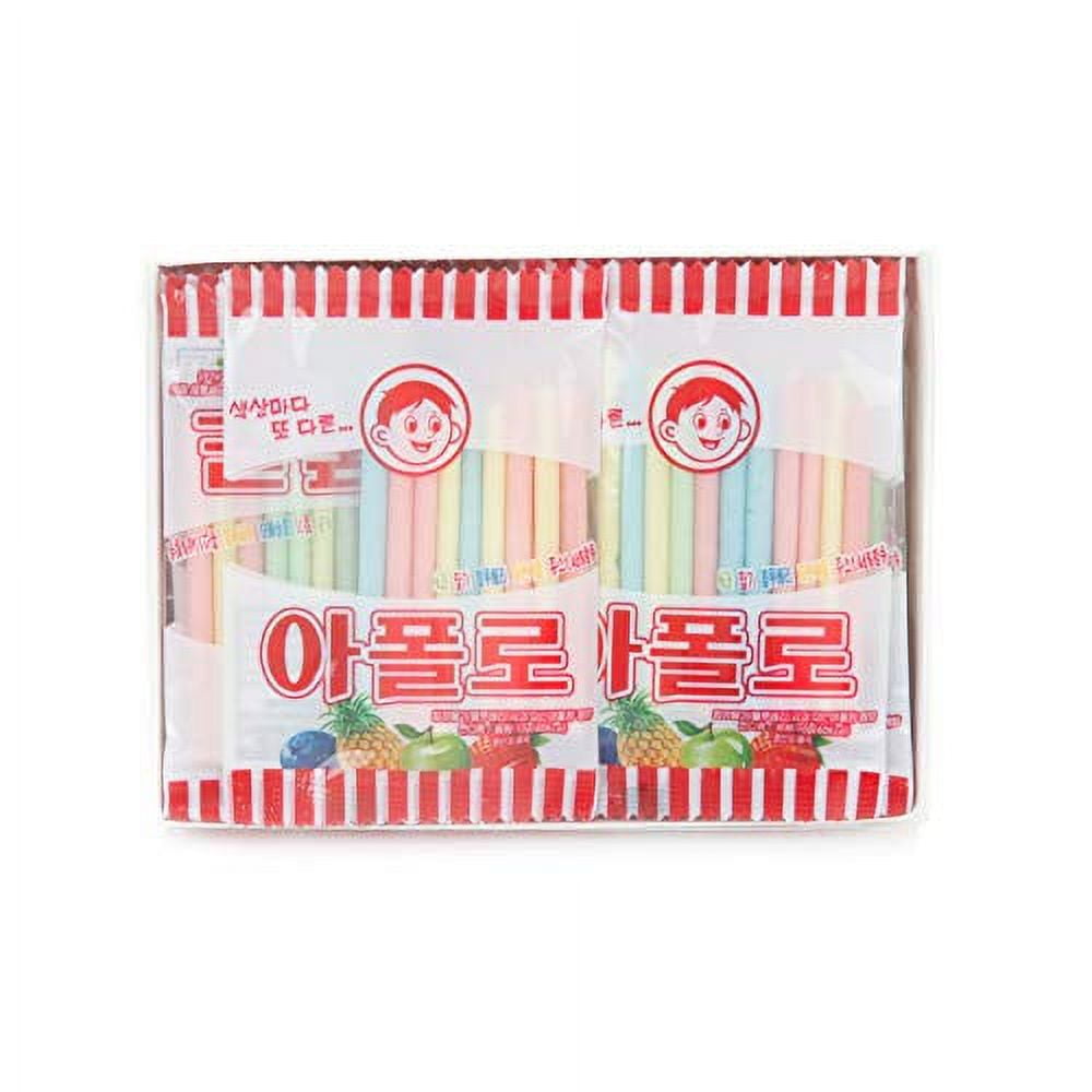 Apollo Straw Korea ZS23 Candy (10g x 18 packs) , Old School Childhood ...